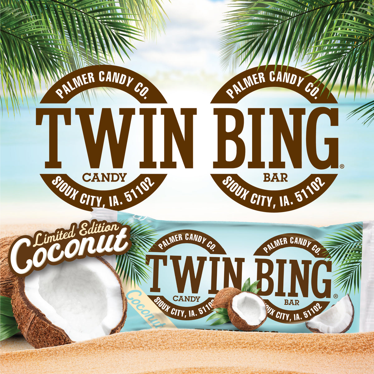 Twin Bing Candy Bars - palmer-candy
